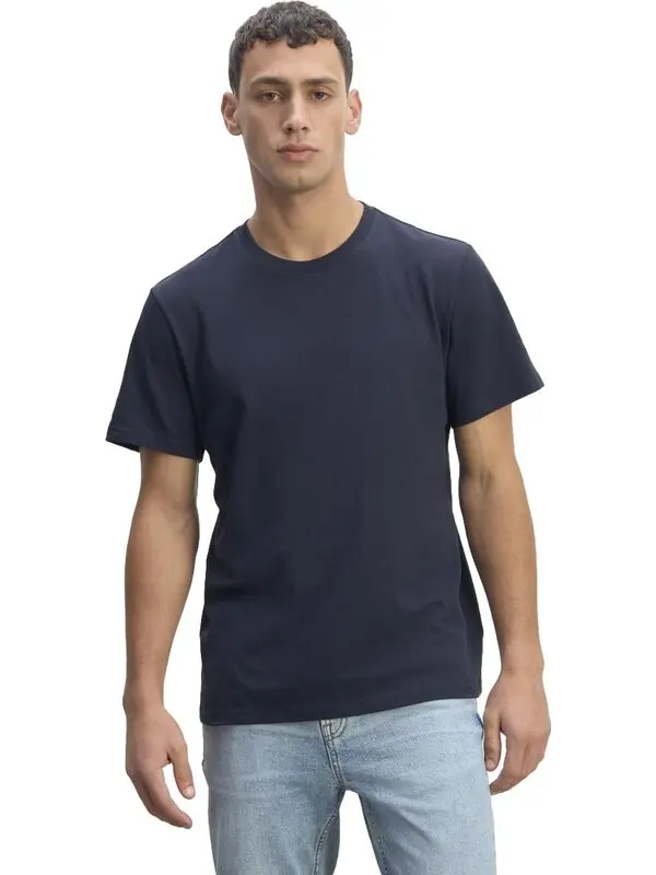 Everlane Premium-weight Crew Neck Tshirt - Uniform | Navy
